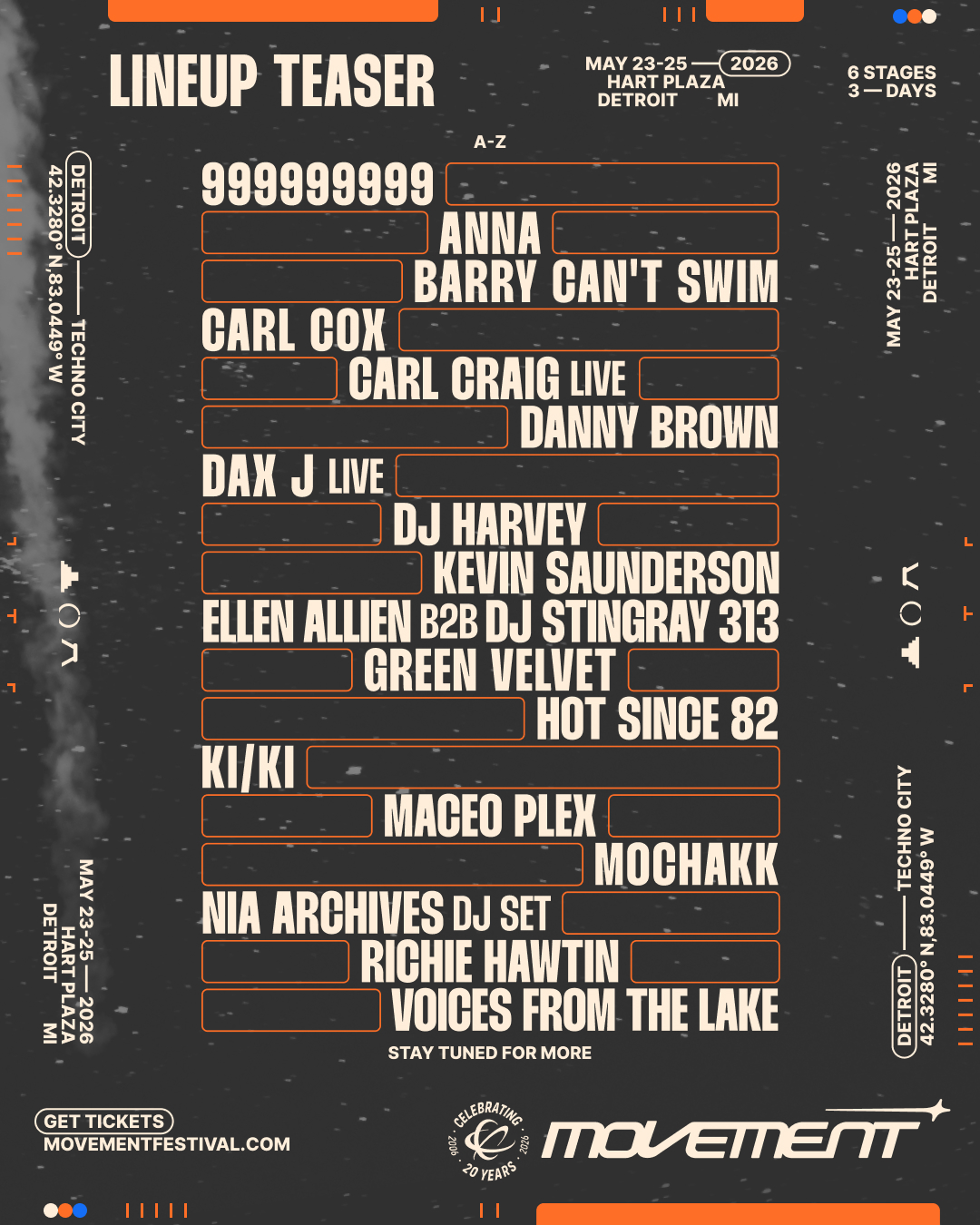 Movement Music Festival 2026 Detroit 05/23/2026 Tickets - EVENTIM